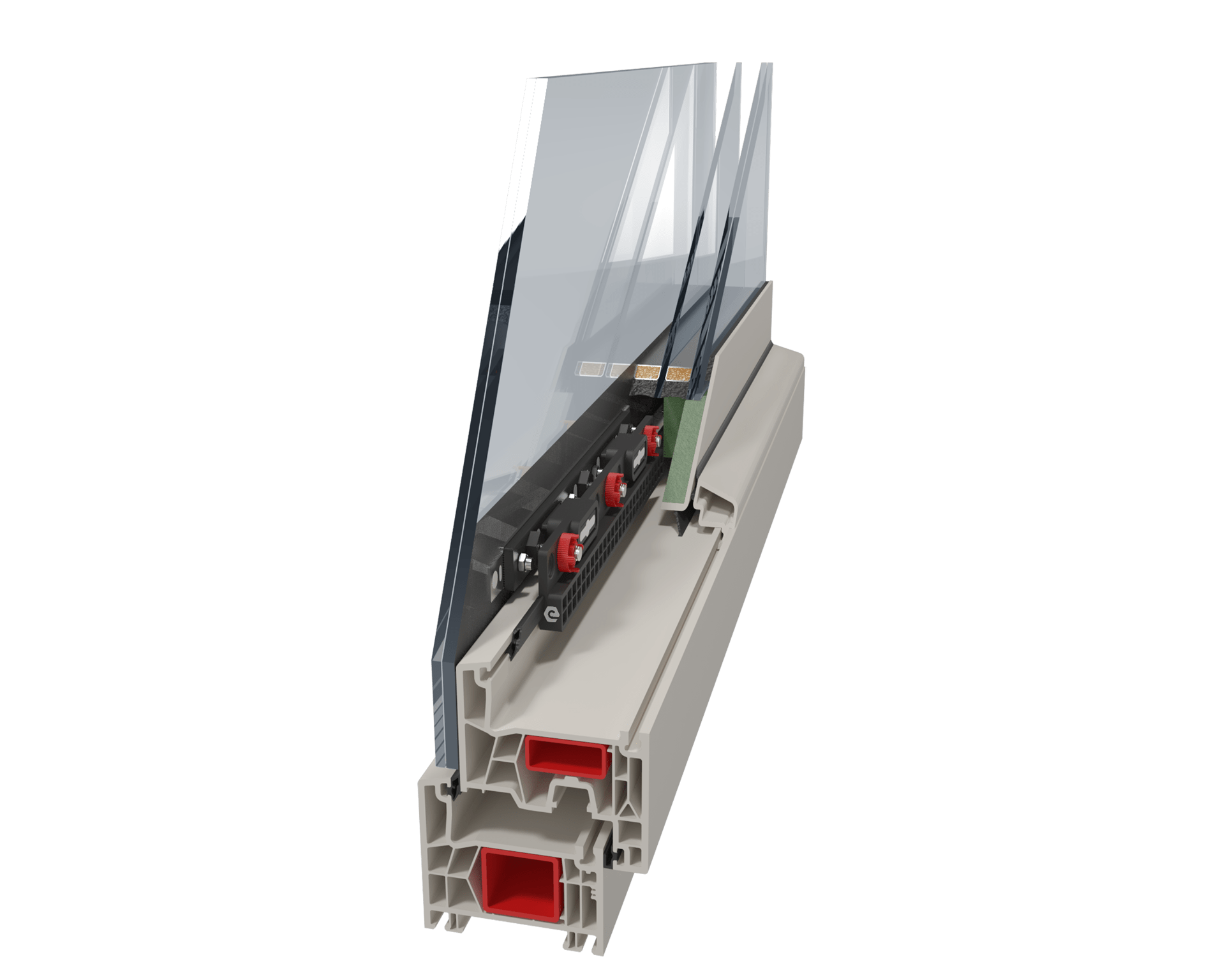 Amcovering Systeem Stepglass 2pvc A